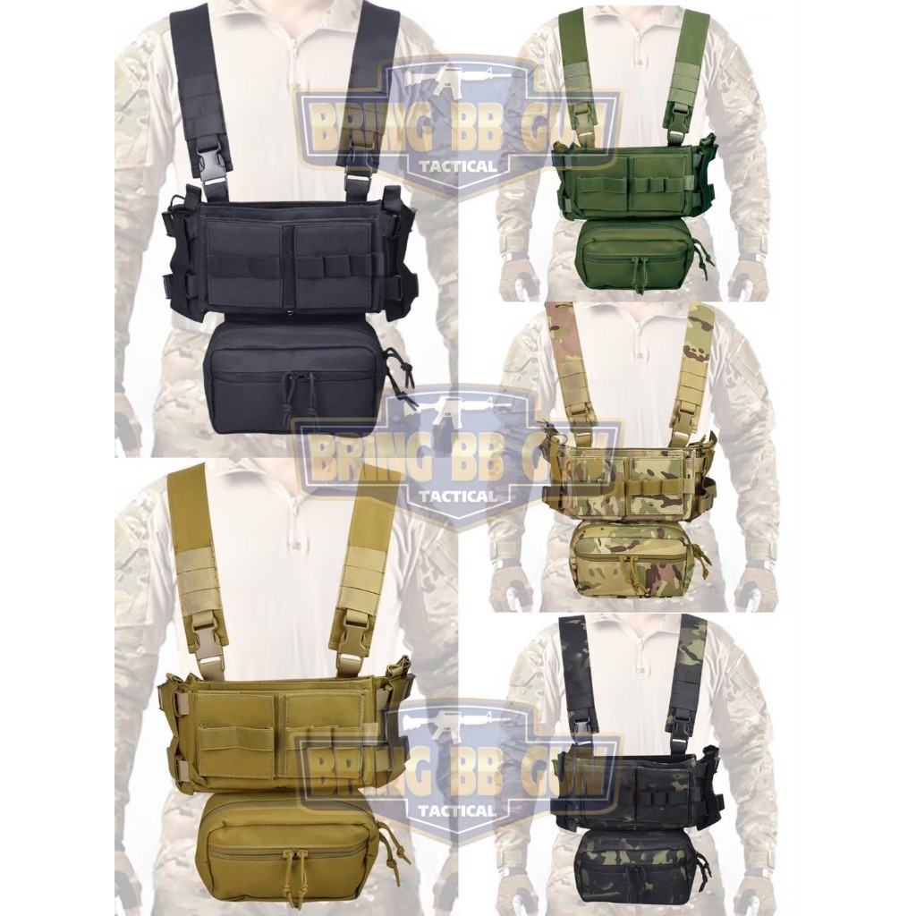 BR2 Micro Fight Chissis MK3 Chest Rig (สายโยงบ่า) คุณสมบัติ : #เสื้อเวส ...