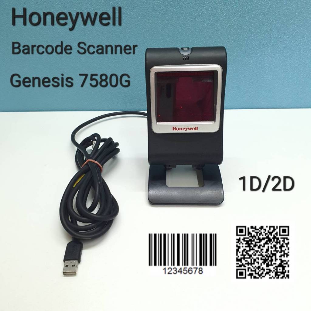 เครื่องอ่านบาร์โค้ด Honeywell Genesis 7580g Barcode Scanner มือสอง | Shopee Thailand