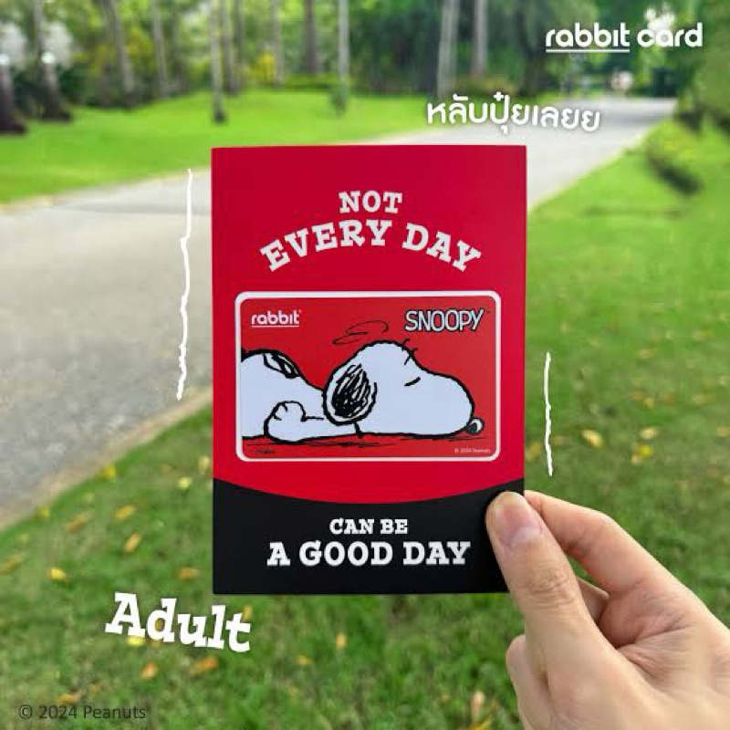 บัตรแรบบิทคอลเลคชันพิเศษ Snoopy - Rabbit Card | Shopee Thailand