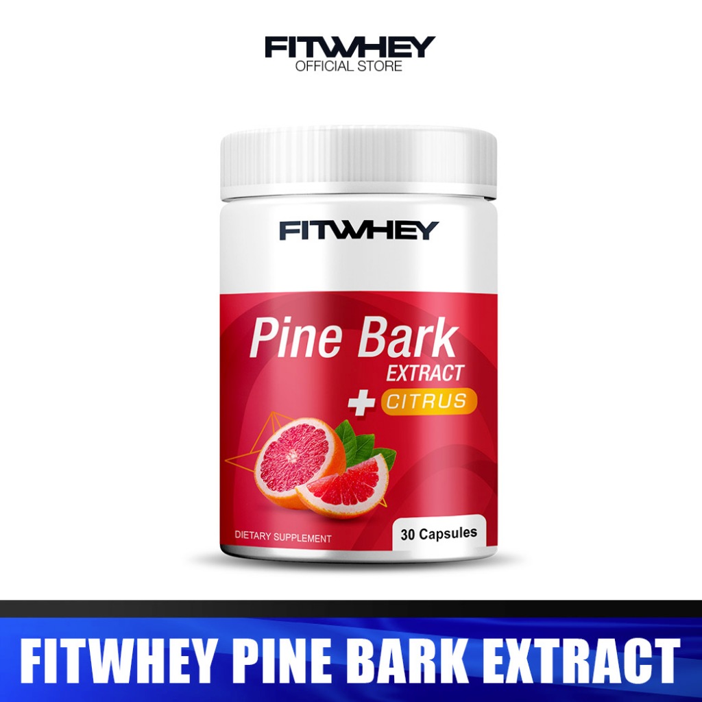[ส่งไว] FITWHEY SUPPLEMENTS PINE BARK EXTRACT + CITRUS (30 CAPSULES) | สารสกัดจากเปลือกสน & ส้ม ...