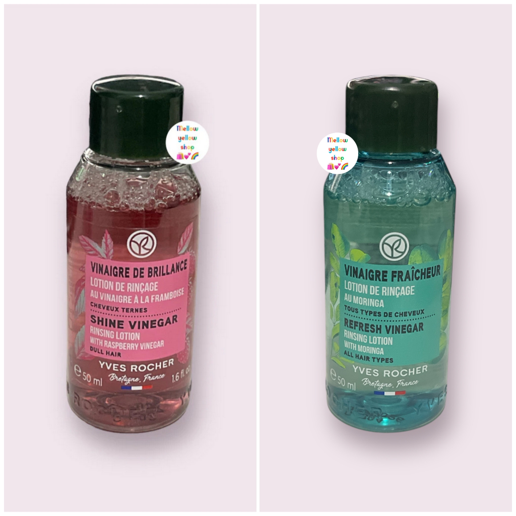 [Exp.26-27] Yves Rocher Mini Shine Rinsing Vinegar Raspberry All Hair ...