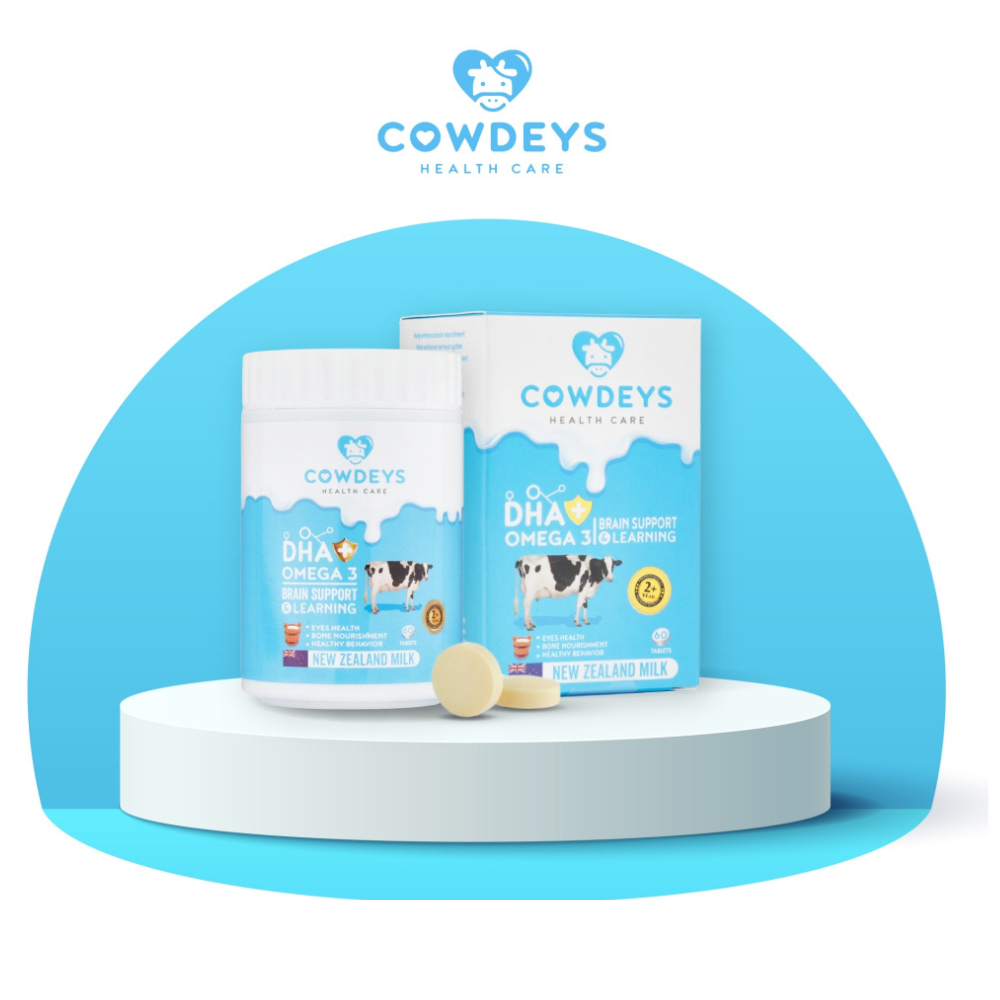 COWDEYS DHA นมอัดเม็ดผสมดีเอชเอ | Shopee Thailand