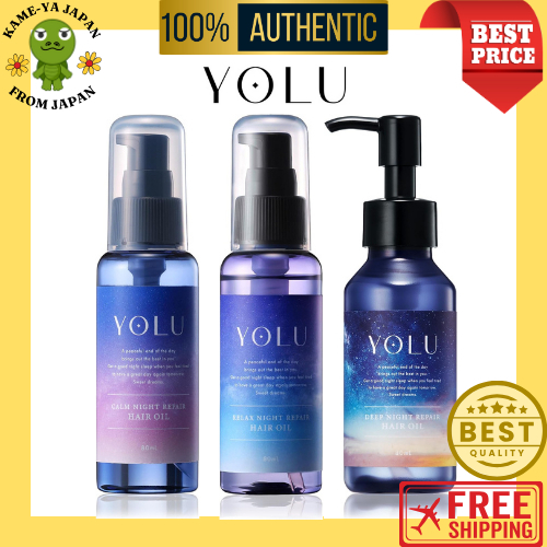 【Direct delivery from Japan】YOLU | Hair Oil Calm Night Repair/Relaxed Night Repair/Deep Night ...