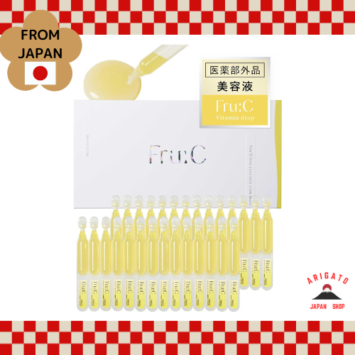 Fru:C Vitamin Drops 28 packets - Vitamin C Serum [ส่งตรงจากประเทศญี่ปุ่น ของแท้ 100%] | Shopee ...