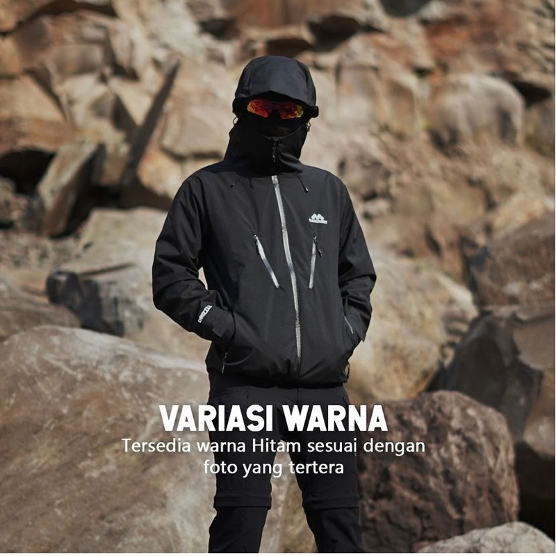 เสื้อแจ็คเก็ต Carumby Gorpcore Monsoon Drizzle Aoki Manta ดั้งเดิม ...