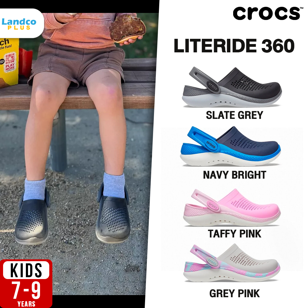 Crocs รองเท้าแตะ รองเท้าลำลอง สำหรับเด็ก Literide 360 207021-0DD ...