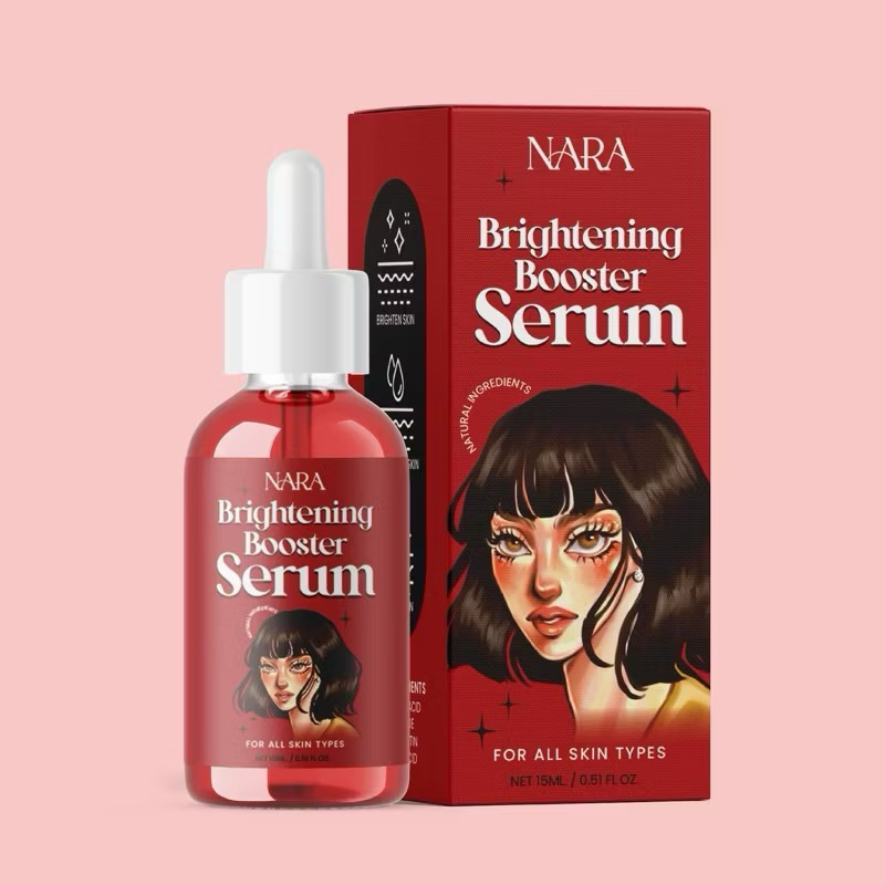 🖤 ️ (เซรั่มนาราสูตรใหม่ 2024) NARA WHITENING BOOSTER SERUM 15 ML เซรั่ม ...