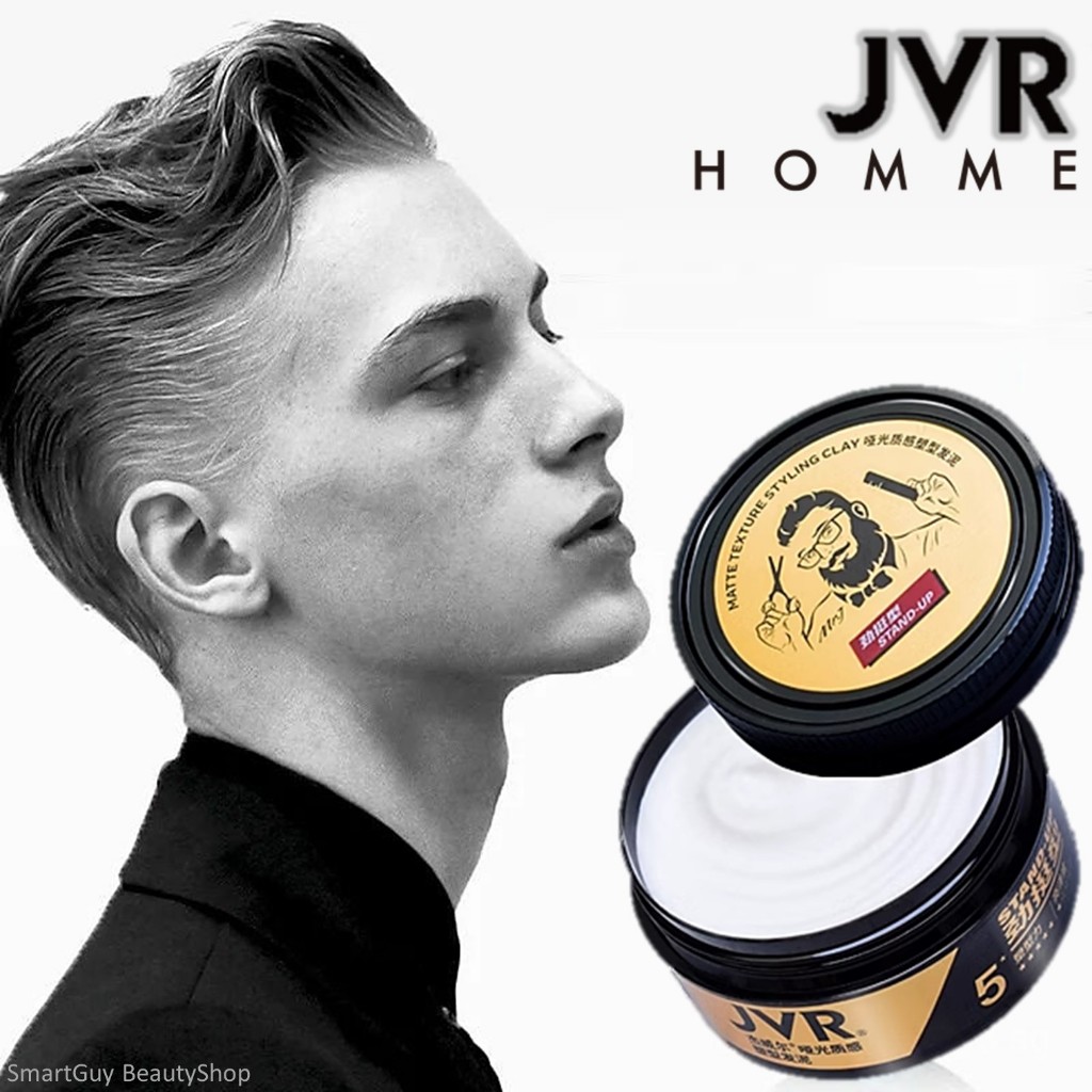 JVR Hair Styling Wax for Men Pliable Mens Hair Clay Wax Matte 80g ...