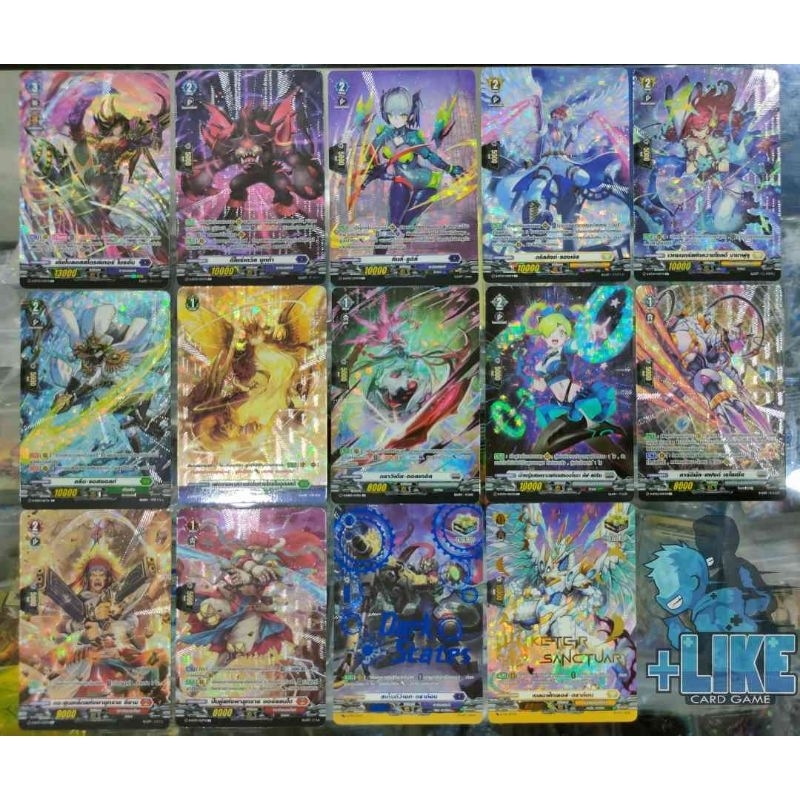 การ์ดเกมแวนการ์ดไทย ชุด D-BT03 ชุด SP Pack ยกเซ็ตพร้อมการ์ดสแตมป์ทอง 2 ใบ (สินค้าตามในรูป ...