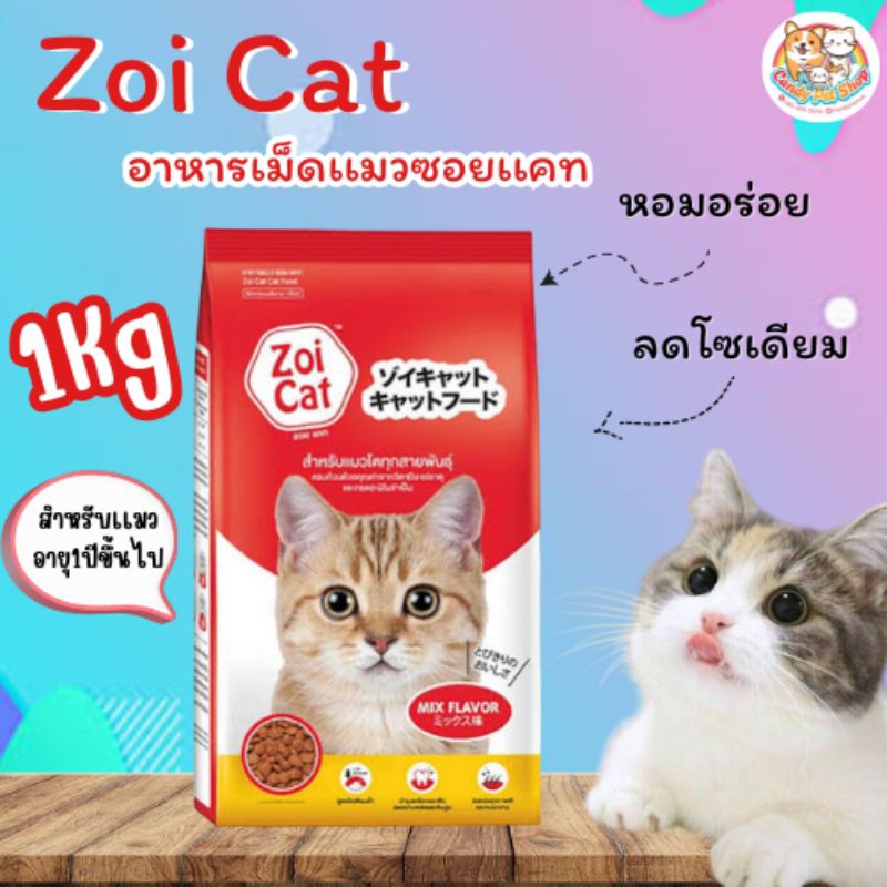 ซอยเเคท อาหารเม็ดเเมว Zoicat 1x10 ถุง | Shopee Thailand