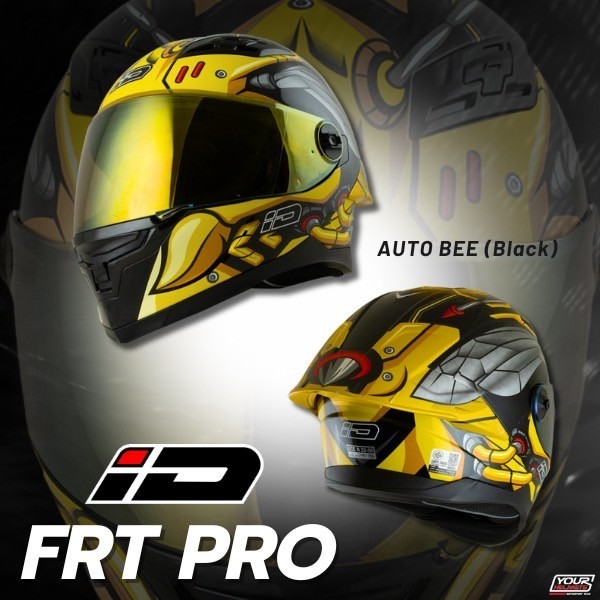 ฟรี! ชิลด์SMOKE หมวกกันน็อคเต็มใบ ID HELMETS รุ่น FRT PRO ลายใหม่2024 ...