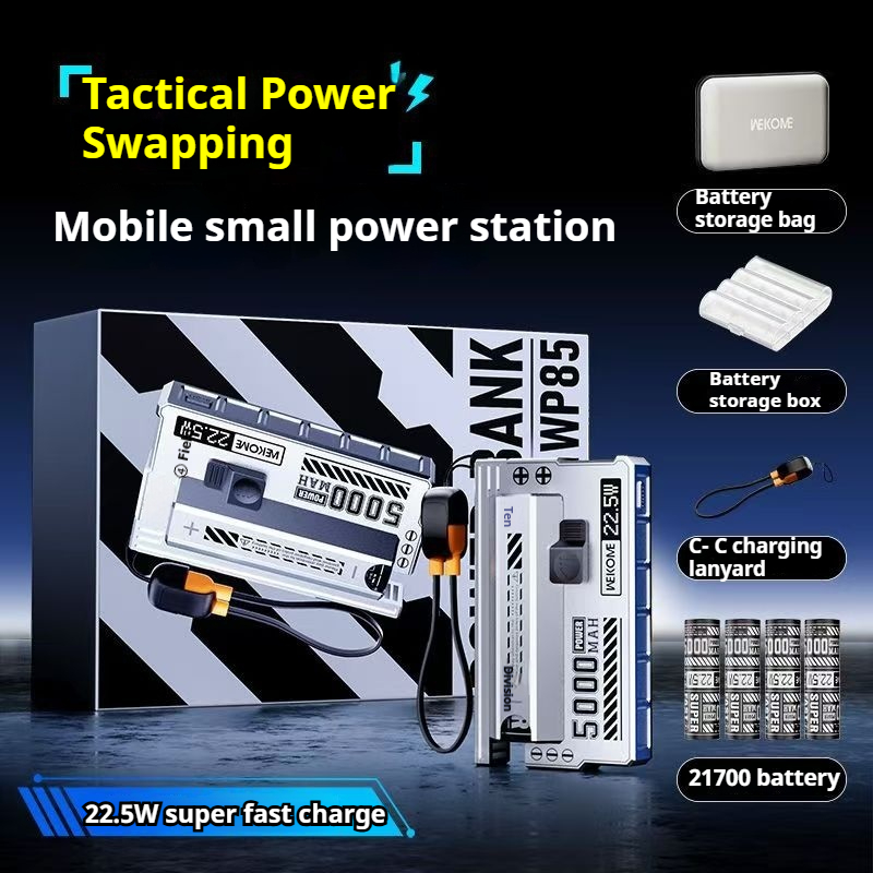 powerbank Replaceable magazine charging bank Ultra-thin compact ...