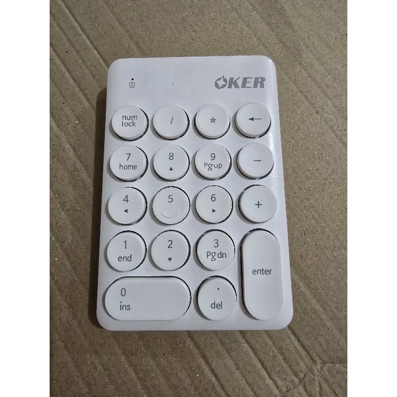 Keyboard OKER Wireless Mini Keypad คีย์บอร์ด แป้นตัวเลข ไร้สาย | Shopee ...