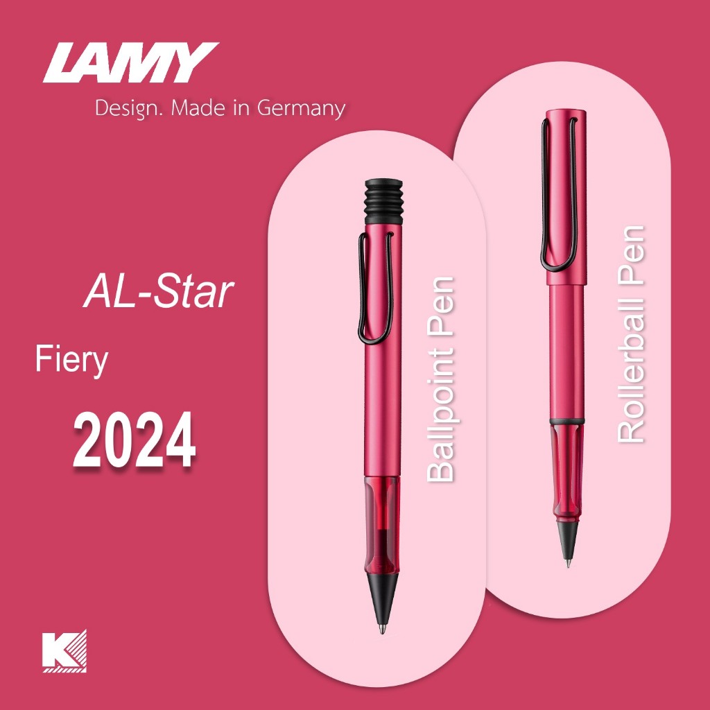 LAMY AL-star Fiery 2024 Ballpoint pen 2D9 Rollerball pen 3D9 | Shopee Thailand