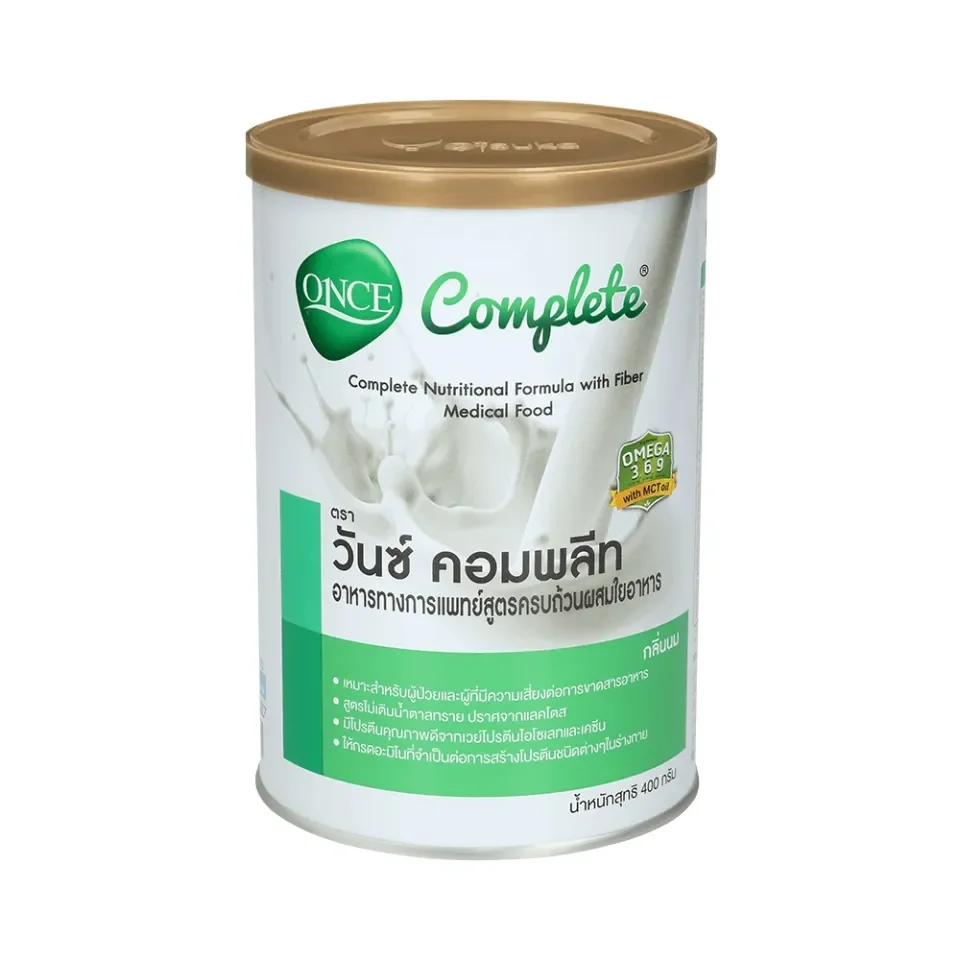 ONCE COMPLETE 400G. วันซ์ คอมพลี อาหารทางการแพทย์ สูตรครบถ้วน | Shopee ...