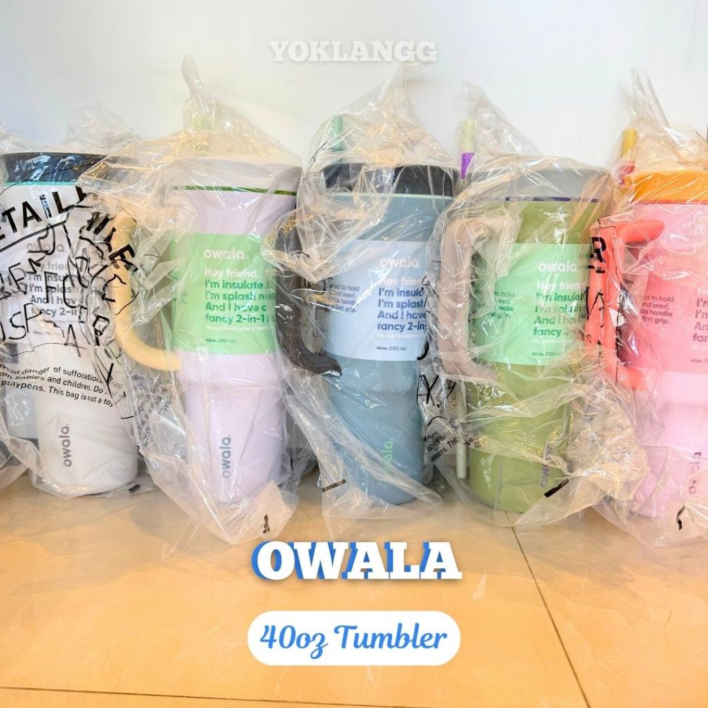 Owala Tumbler Travel Cup 40oz | Shopee Thailand