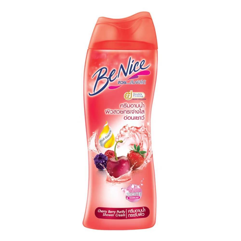 BENICE บีไนซ์ ครีมอาบน้ำ สูตรเชอร์รี่เบอร์รี่ สีแดง ขนาด 180 ml. | Shopee Thailand