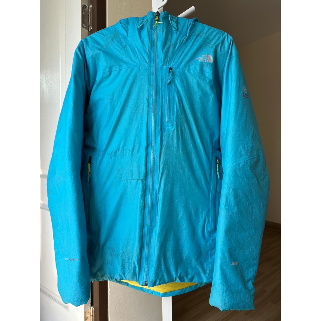 เสื้อกันหนาว the north face แท้!! มือสอง Tnf Hy vent alpha fill 800 อก ...