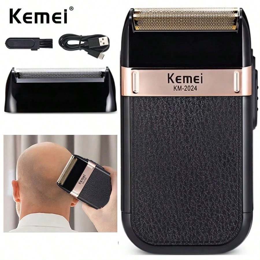 Kemei KM-2024 KM2024 เครื่องโกนหนวดไฟฟ้า เครื่องโกนหนวด | Shopee Thailand