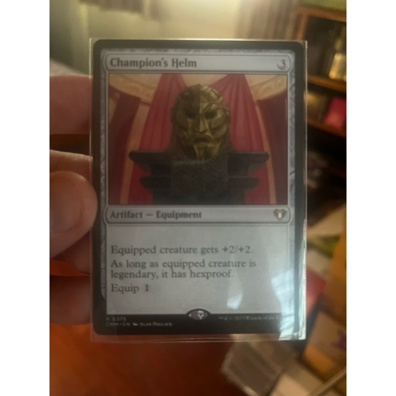 การ์ด MTG Champion’s Helm Artifact Magic the Gathering EDH รุ่น CMD CMM ...