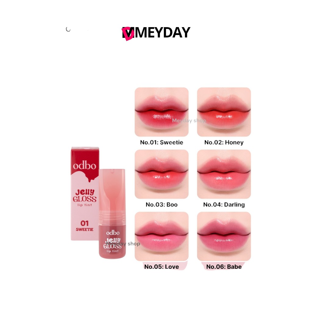(OD5010) odbo JELLY GLOSS LIP TINT โอดีบีโอ เจลลี่ กลอส ลิป ทิ้นท์ (OD5010) 3 g | Shopee Thailand