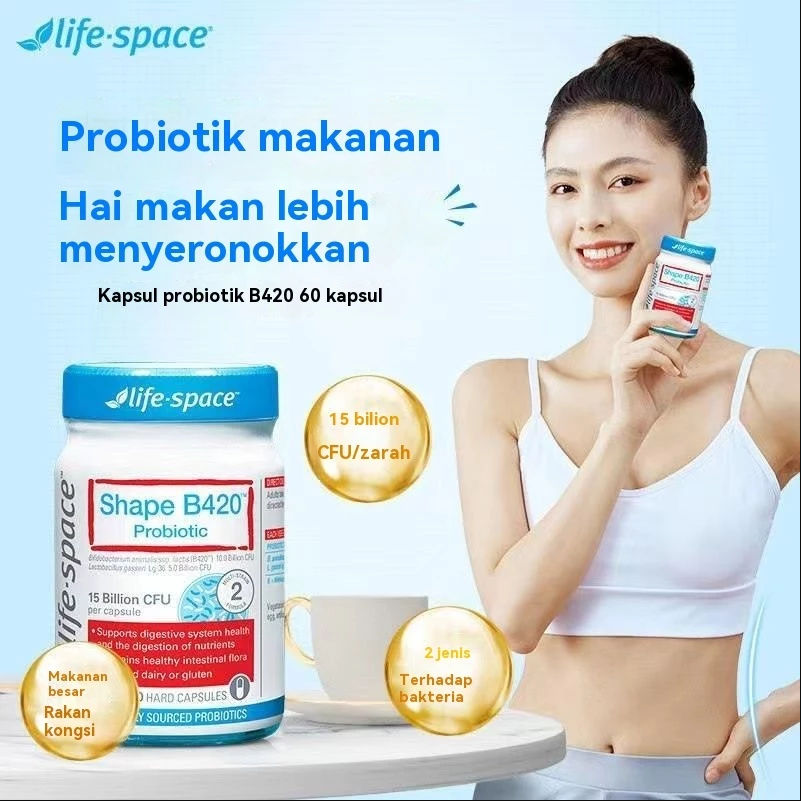 Life Space Shape B420 Probiotic 60 Capsules โปรไบโอติกช่วยระบบย่อยอาหาร ...