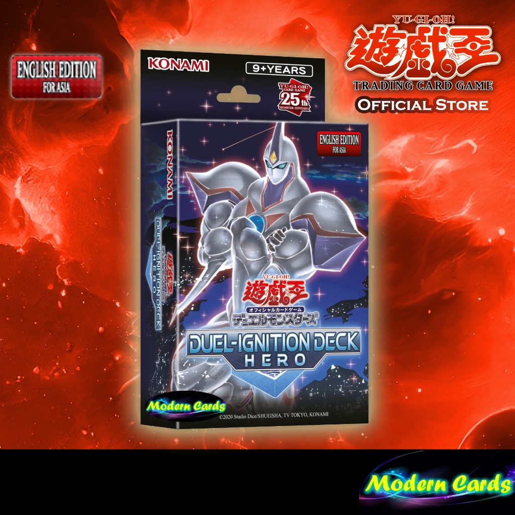 Duel-Ignition Deck Hero [Asian-English] (Yu-Gi-Oh! Official Card Game) [Yu-Gi-Oh! Official Store ...