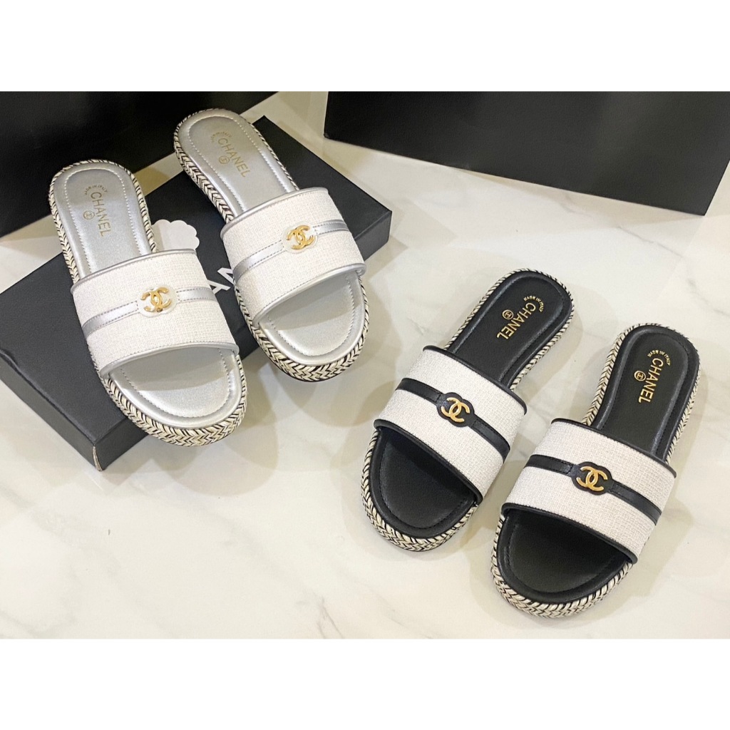 รองเท้าแตะผู้หญิง Cha-nel เกรด Hi end มีไซส์ 36-40 | Shopee Thailand