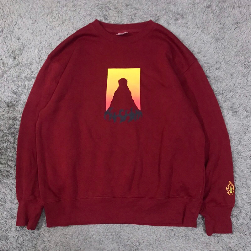 เสื้อ Sweater GU x Demon Slayer มือสอง ของแท้ | Shopee Thailand