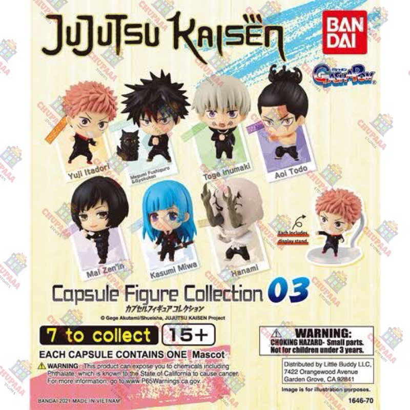 Jujutsu Kaisen Capsule Figure Collection 03 | มหาเวทย์ ผนึกมาร ฟิกเกอร์ ...