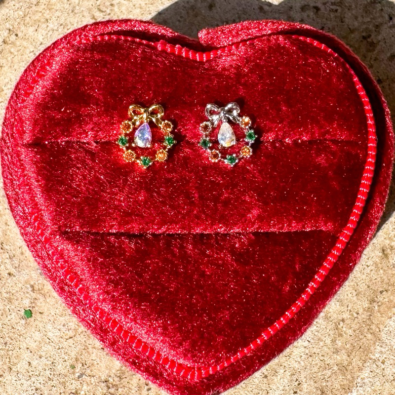 จิวต่างหูเกาหลี More Than Piercing: X19 Christmas Wreath V.2 | Shopee ...