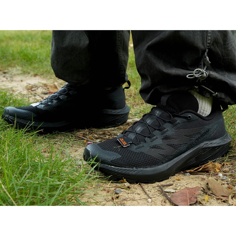 Salomon - Sense Ride 5 SR [Black/Black/Phantom] รองเท้าวิ่งเทรล Trail ...