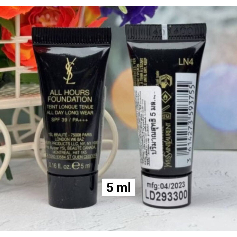 รองพื้น Ysl all hours foundation SPF39/PA+++5 ml #สี LN4 | Shopee Thailand