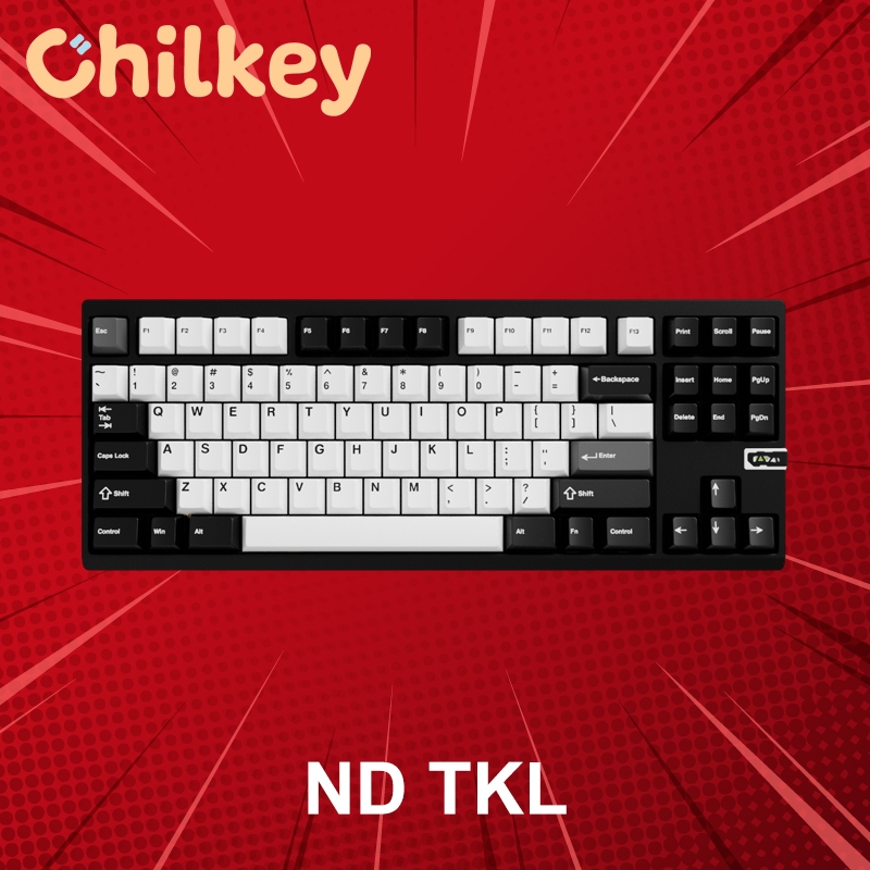 คีย์บอร์ดไร้สาย Chilkey ND TKL (ภาษาอังกฤษ) ประกันศูนย์ 1 ปี | Shopee ...