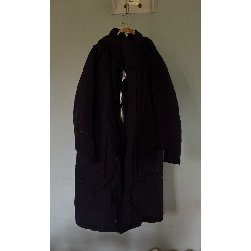 ส่งต่อ Long Padding Coat ขนเป็ด ยี่ห้อ SPAO ผู้ชาย สีกรมท่า มีฮู้ด ...