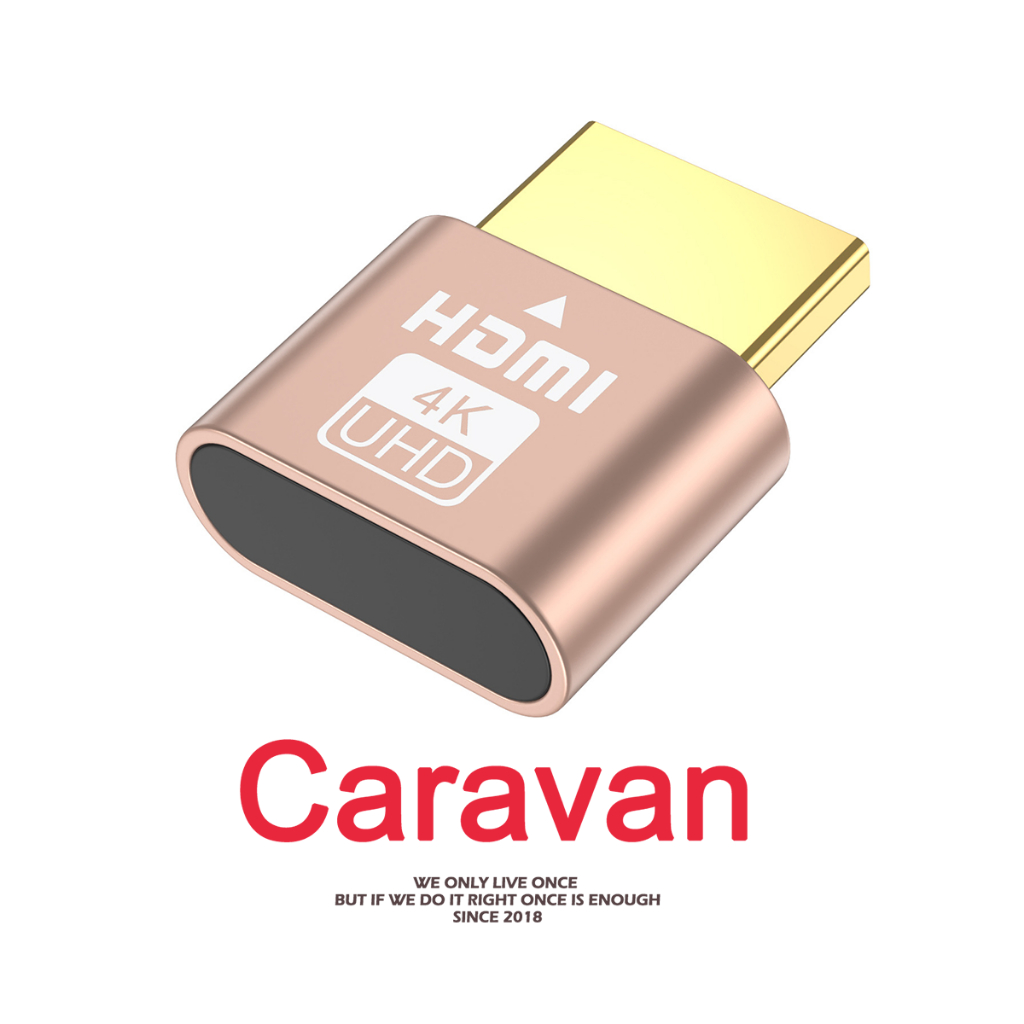 Caravan Crew OEM Virtual Display 4K DDC EDID Dummy Plug EDID Display ...