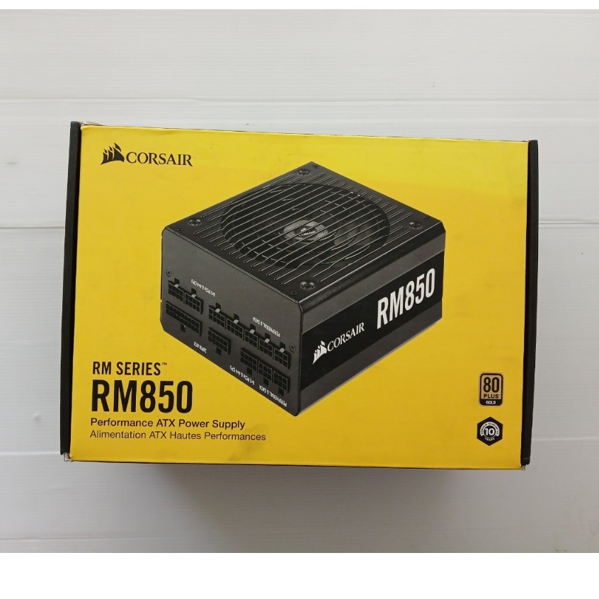 POWER SUPPLY (อุปกรณ์จ่ายไฟ) CORSAIR RM850 - 850W 80 PLUS GOLD | Shopee ...