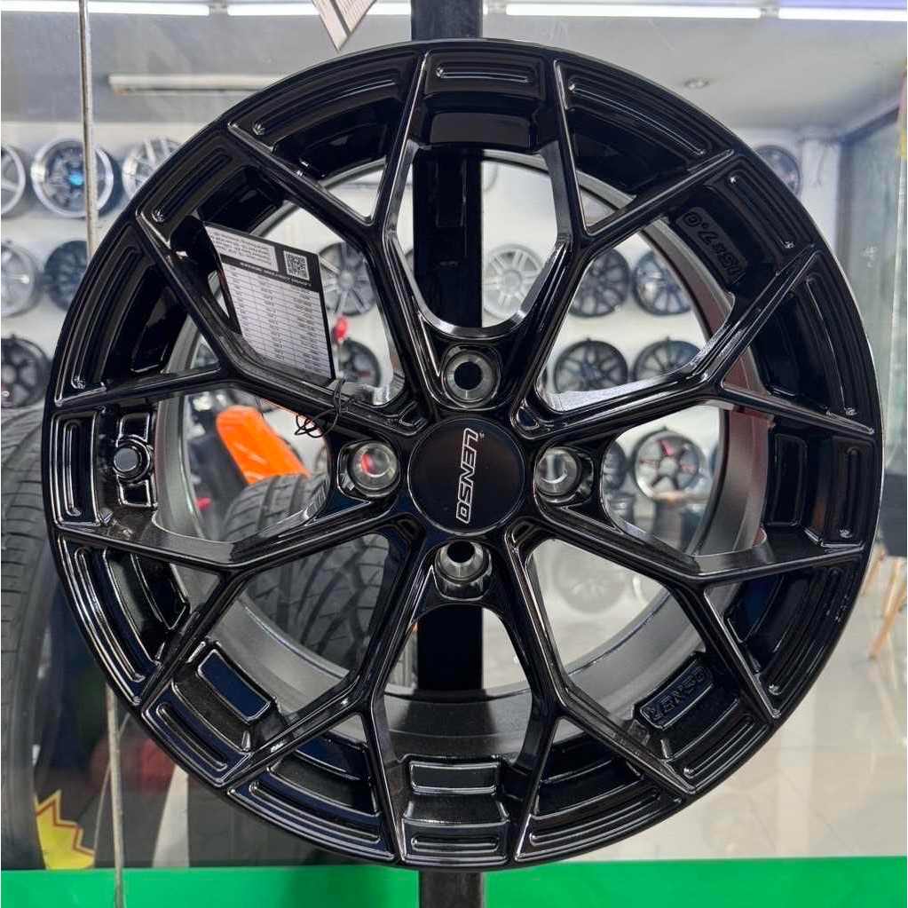 ล้อแม็กใหม่ Lenso J1B สีดำเงา ขนาด 7-15นื้ว 4รู100 Offset35 | Shopee Thailand
