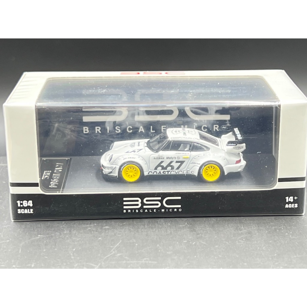 Briscale Model BSC 1:64 RWB 964 #667 white | Shopee Thailand