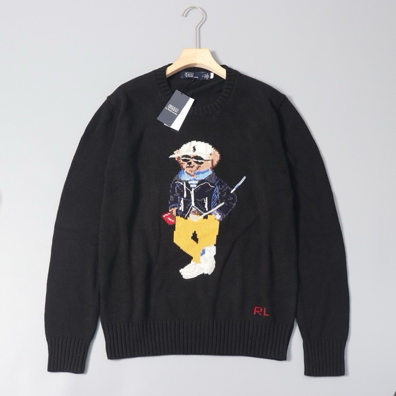 เสื้อสเวตเตอร์ P.OLO RALPH LAUREN GOLF สีดำ | Shopee Thailand