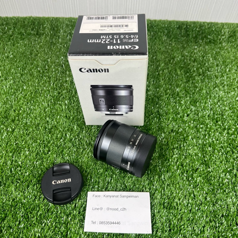 เลนส์ Canon EF-M 11-22mm F4.5-6 IS STM หมดประกัน สภาพดี | Shopee Thailand