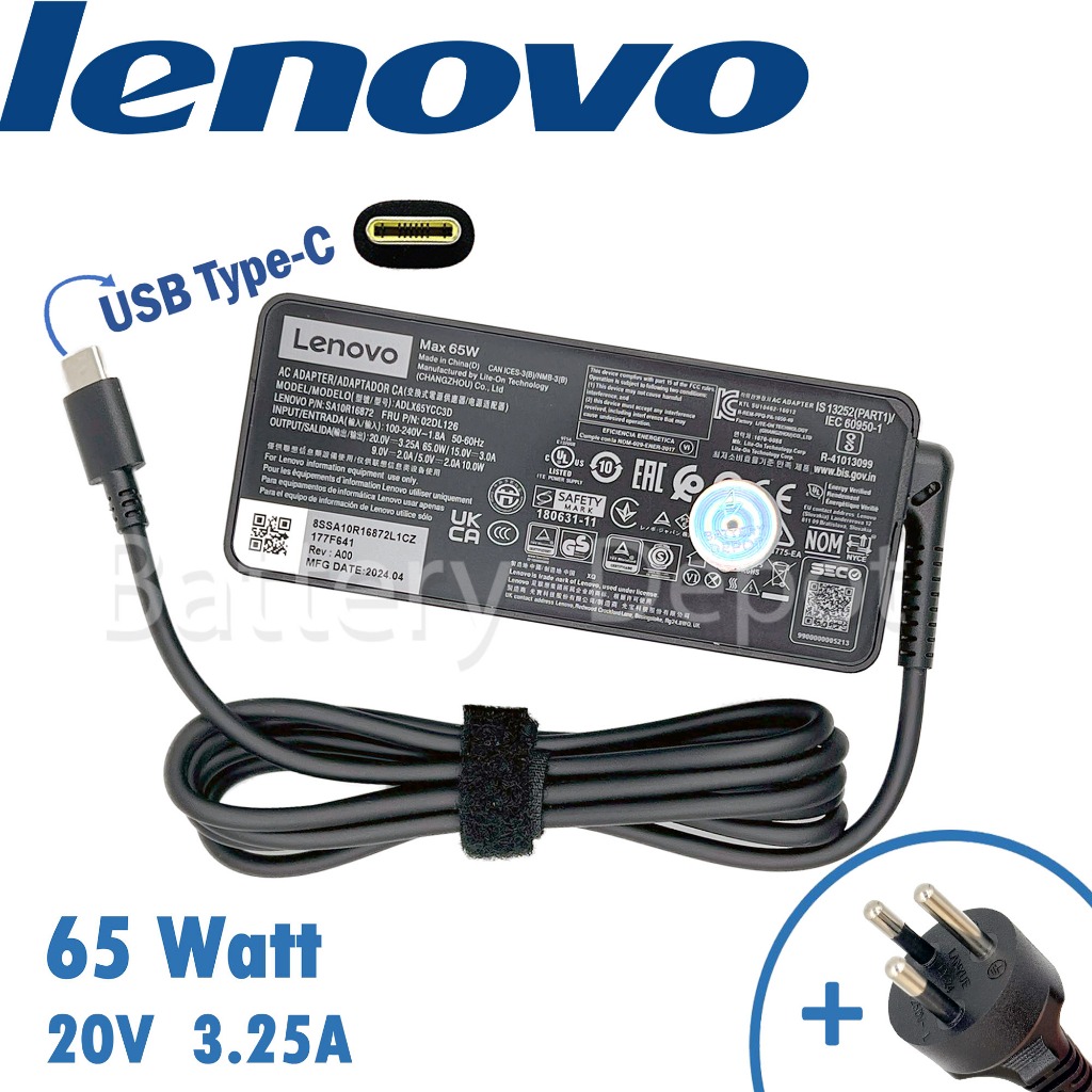 Lenovo Adapter Thinkpad L490 T480 T490 X280, Thinkpad x13 / Yoga 920 ...