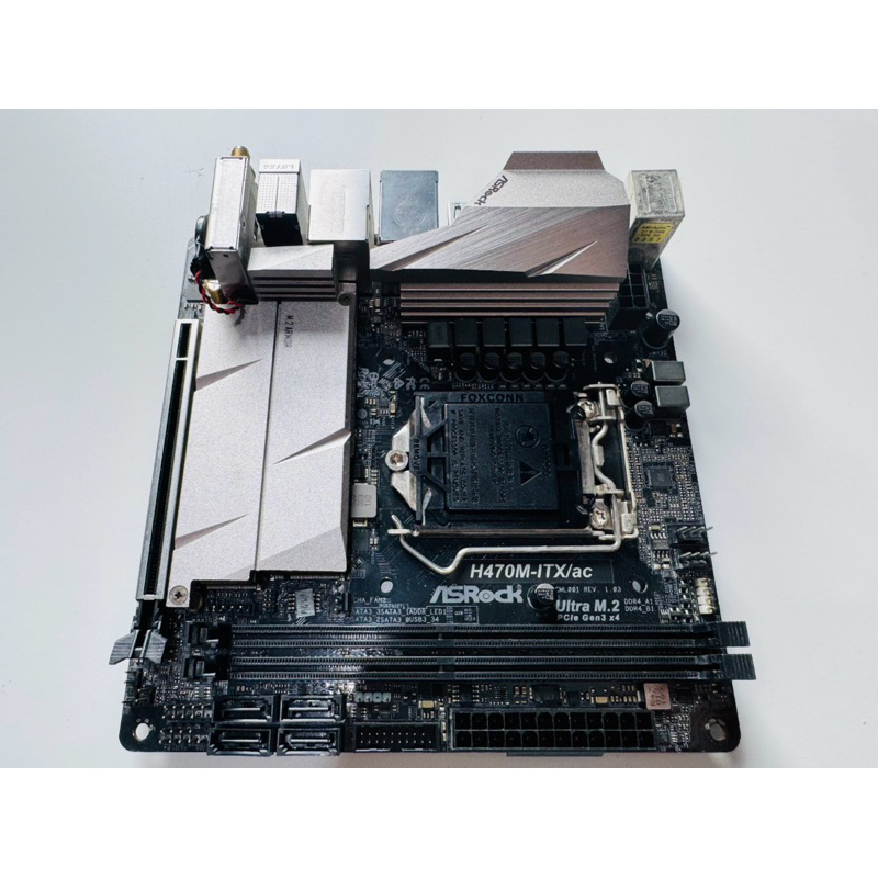 MAINBOARD (เมนบอร์ด) ASROCK H470M-ITX/AC WIFI [Mini-ITX] พร้อมส่ง ...
