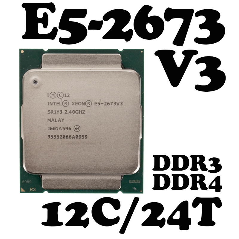 INTEL E5-2673V3 // 12CORE24THREAD // LGA 2011-3 // รองรับได้ทั้งบอร์ด ...