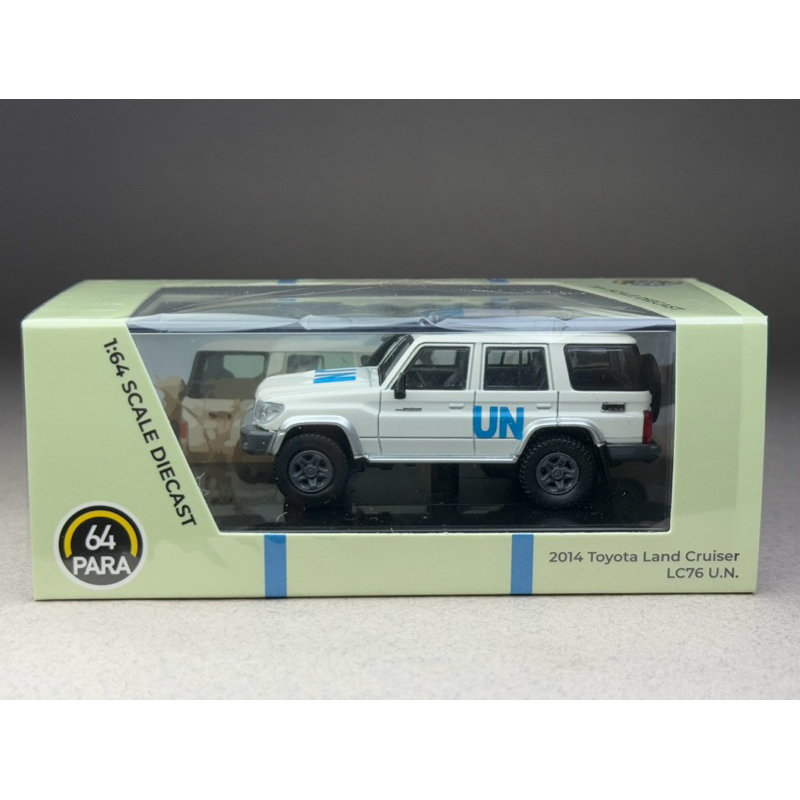 Toyota Land Cruiser 76 United Nations Scale 1:64 ยี่ห้อ Para 64 ...