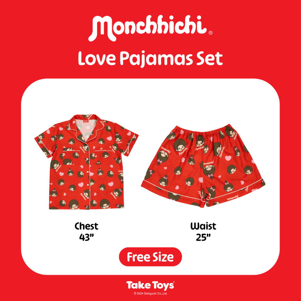 ชุดนอนมอนชิชิ - Monchhichi Pajamas Set | Shopee Thailand