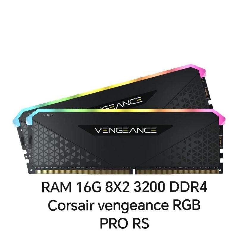 RAM DDR4 16G 8X2 3200 CORSAIR VENGEANCE RGB PRO RS มือ2 | Shopee Thailand