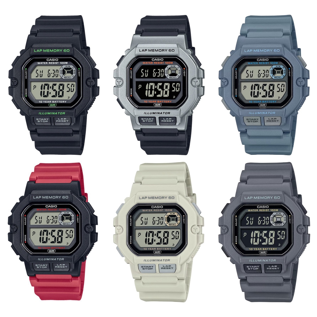 Casio Standard รุ่น WS-1400,WS-1400H (WS-1400H-1A,WS-1400H-1B,WS-1400H ...