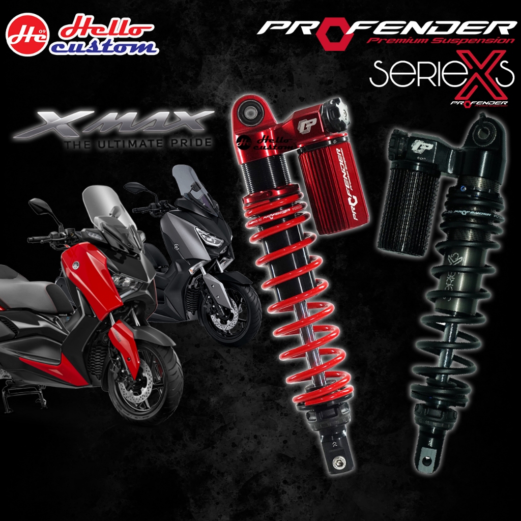 💥เลือกทำสีสปริงได้💥 โช้คหลัง Profender X Series Xmax 300 2017-2025 ขนาด ...