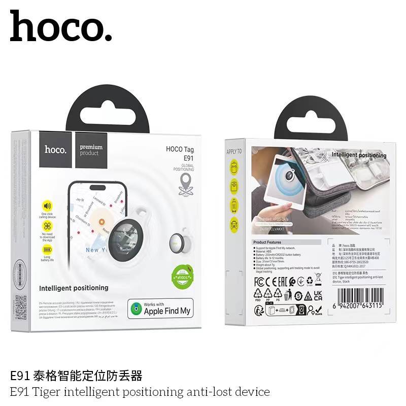 Hoco E91 Tag อุปกรณ์ติดตาม GPS ค้นหาตำแหน่งสิ่งของ รองรับ Find My ไม่ ...